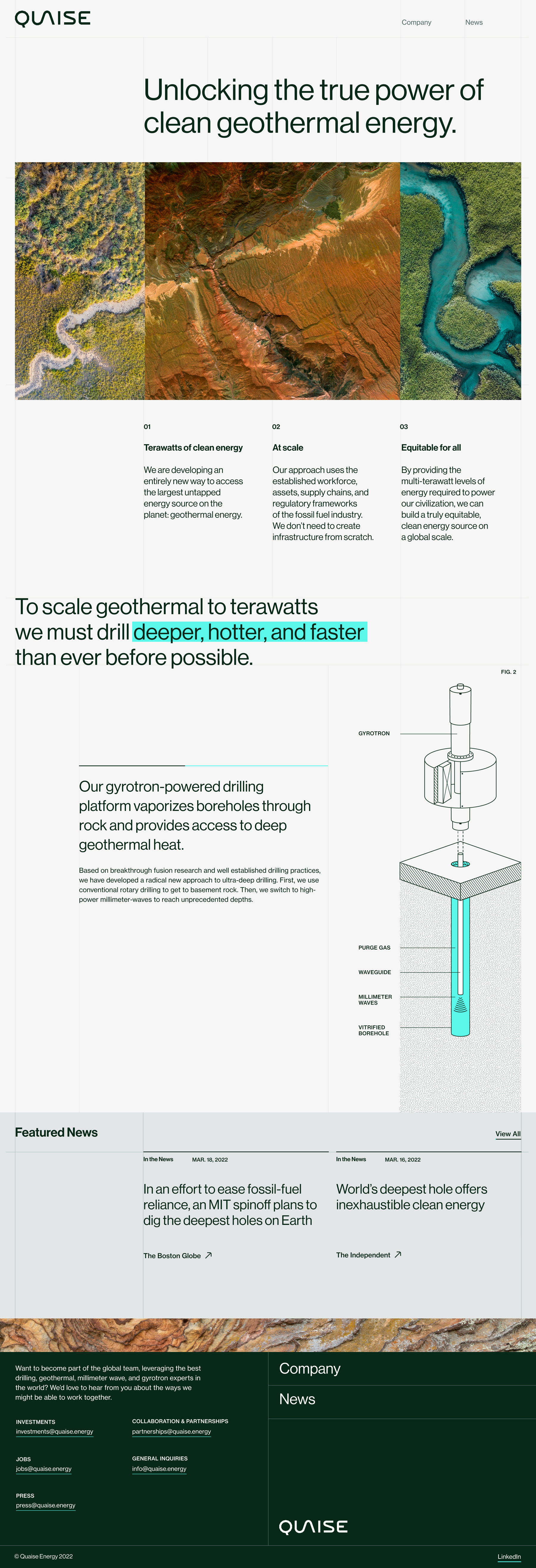 Introducing Quaise, clean geothermal energy for… | One Design Company